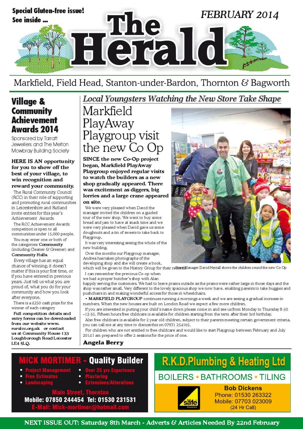February 2014 herald magazine by Michael Wilkinson - Issuu