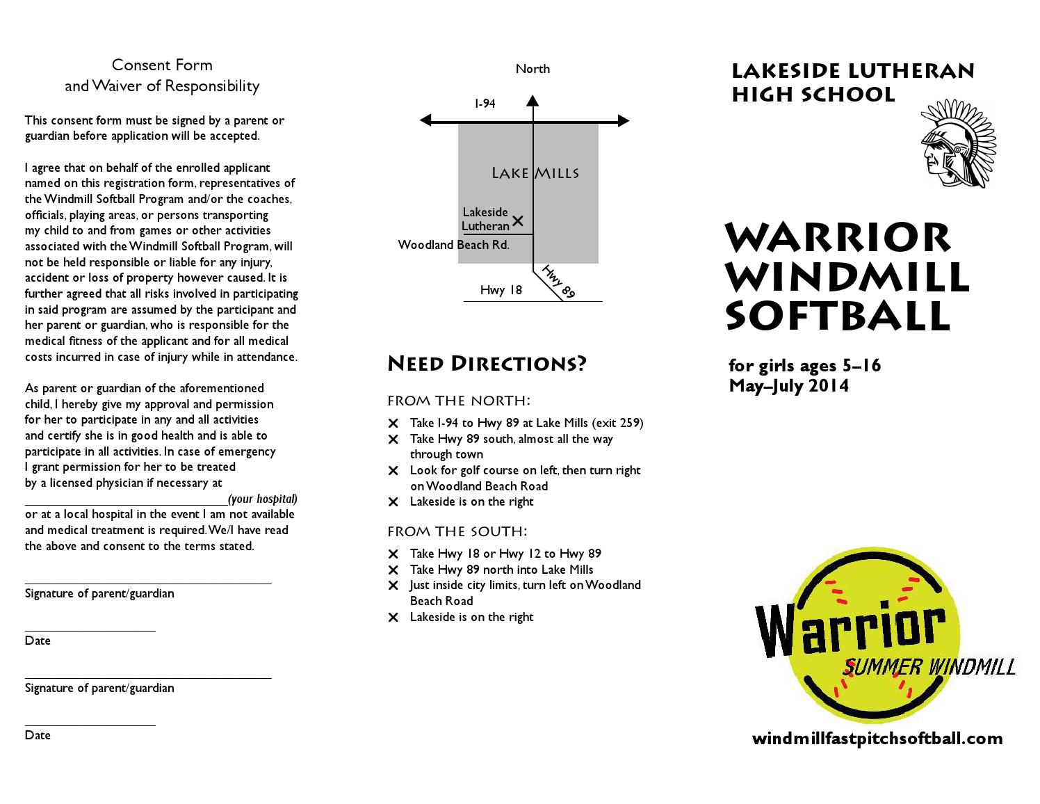 LLHS 2014 Warrior windmill softball brochure by LLHS - Issuu