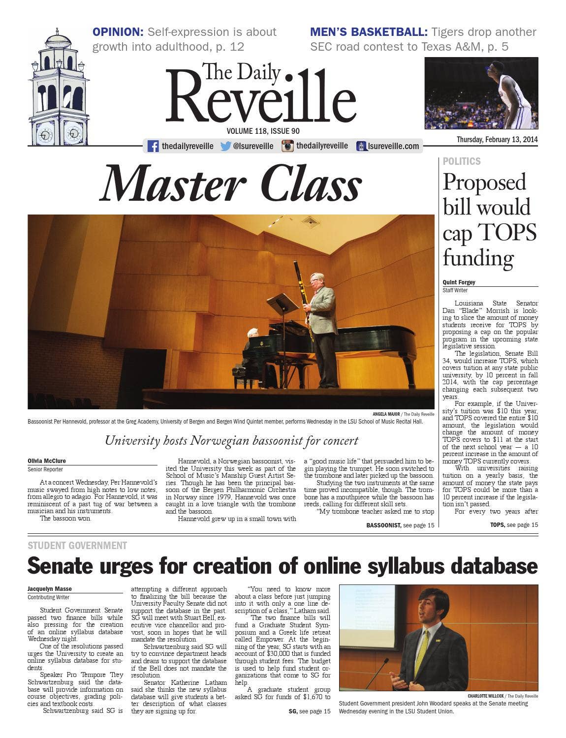 The Daily Reveille - February 13, 2014 by Reveille - Issuu