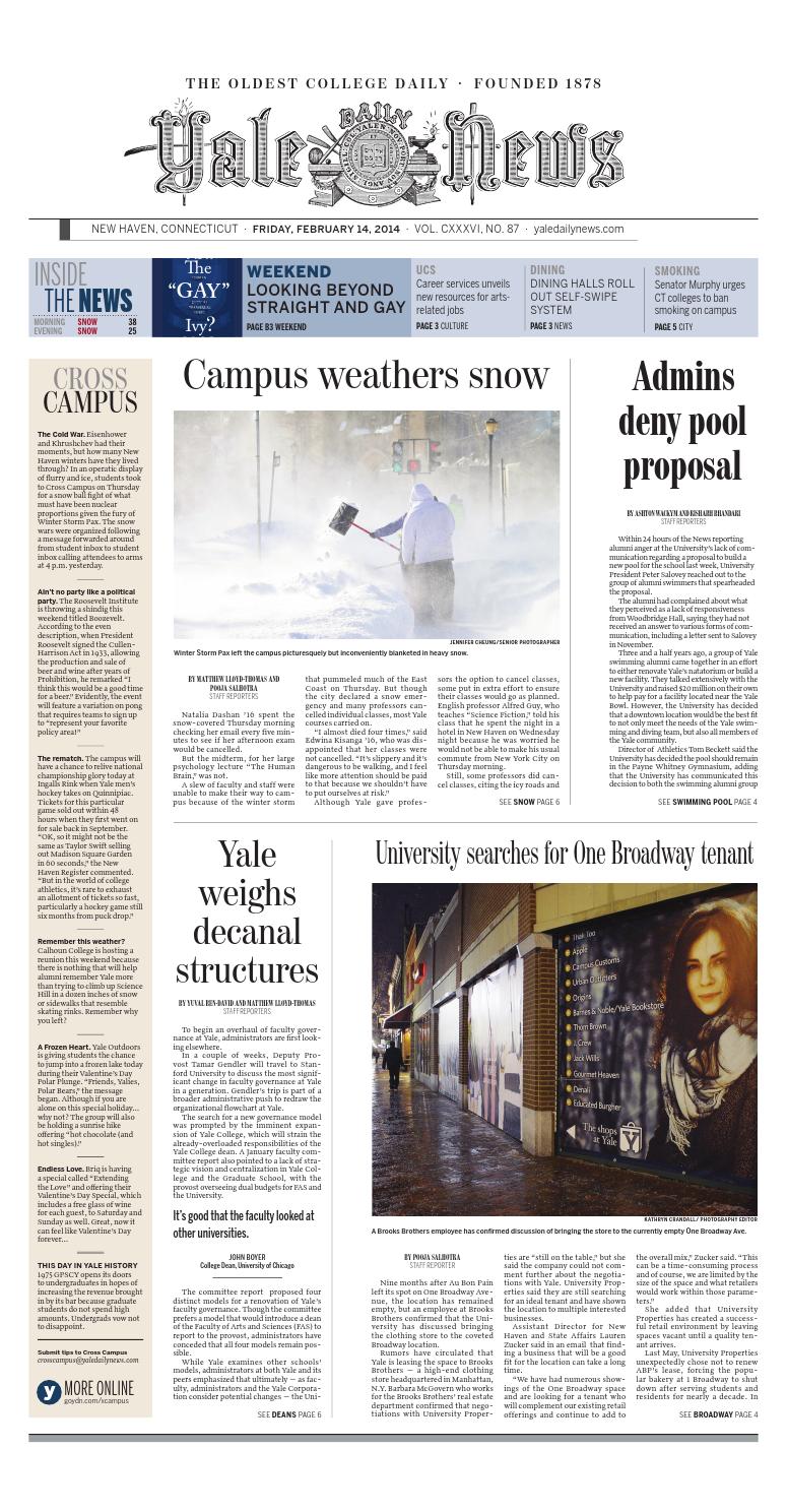 Today's Paper by Yale Daily News - Issuu