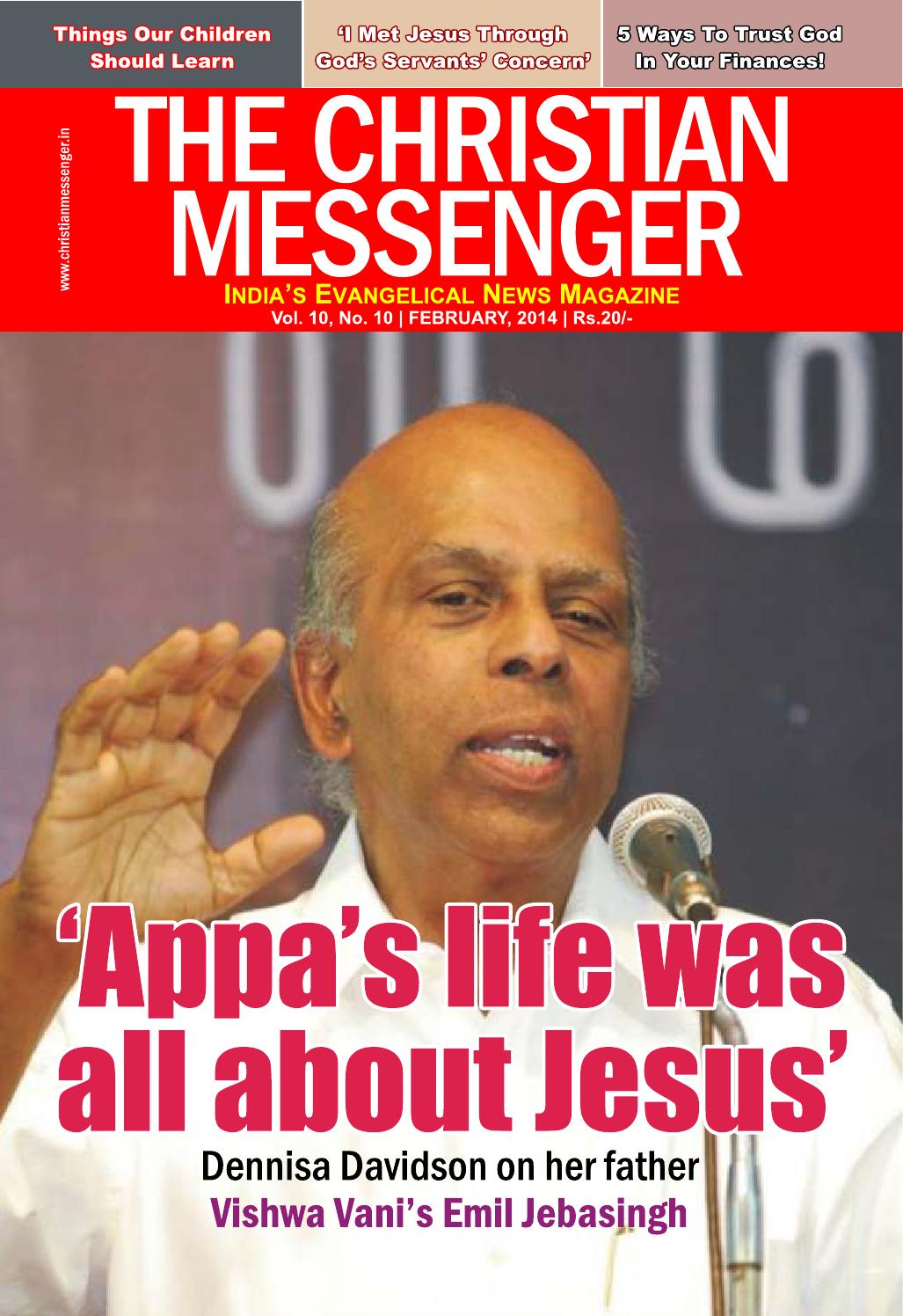 E-magazine of The Christian Messenger, Feb 2014 by Christian Messenger ...