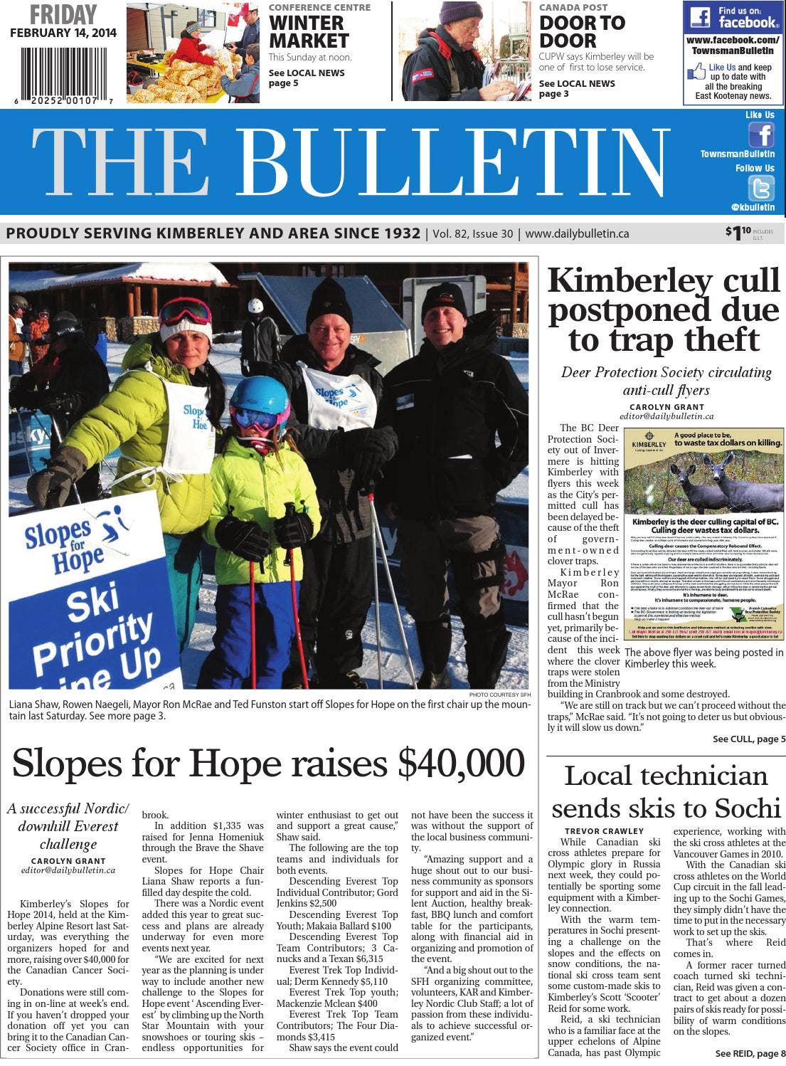Kimberley Daily Bulletin, February 14, 2014 by Black Press Media Group ...