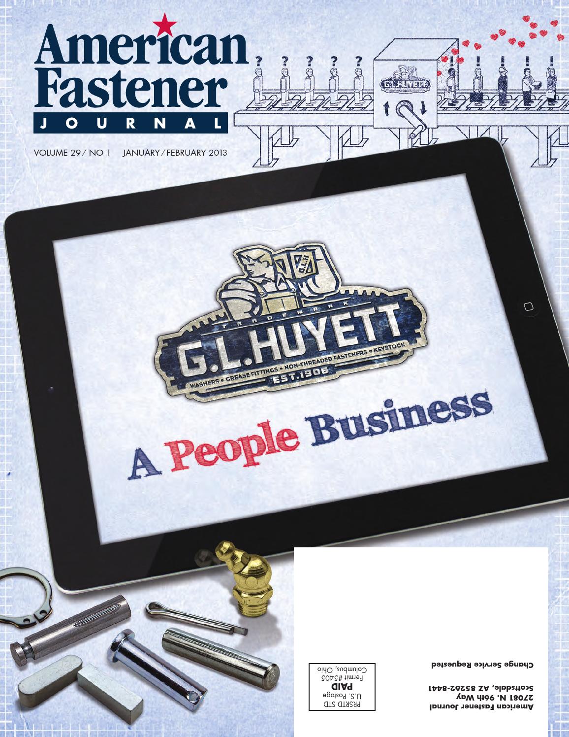 Huyett, American Fastener Journal Reprint 2013 by Huyett - Issuu