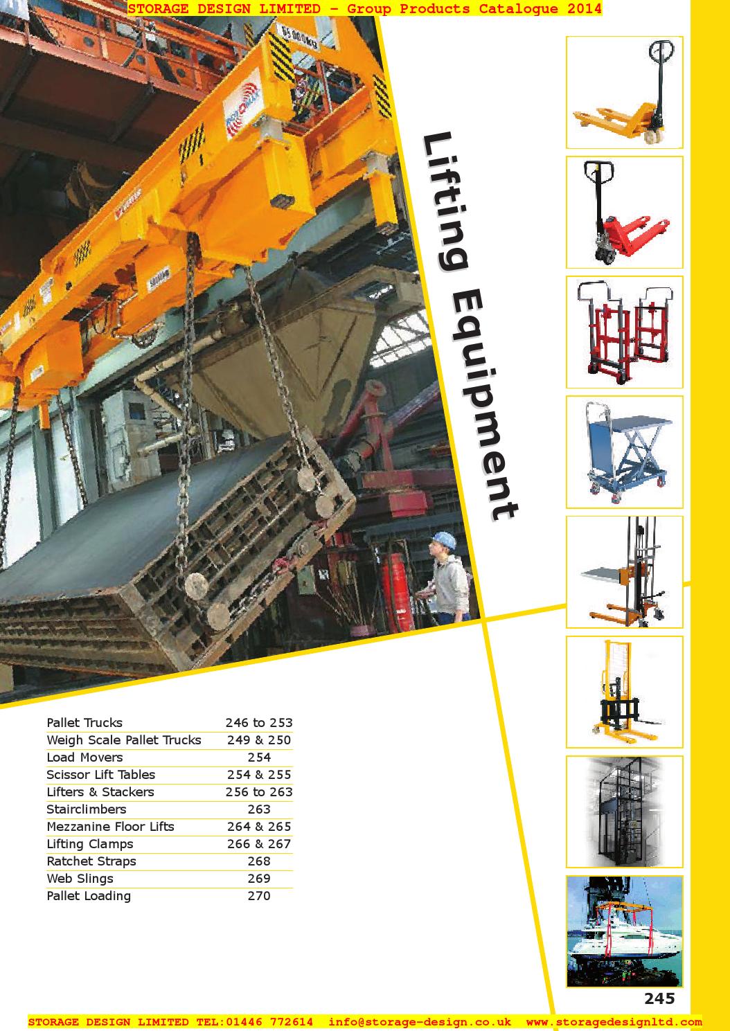 06 lifting equipment by Storage Design Limited - Issuu