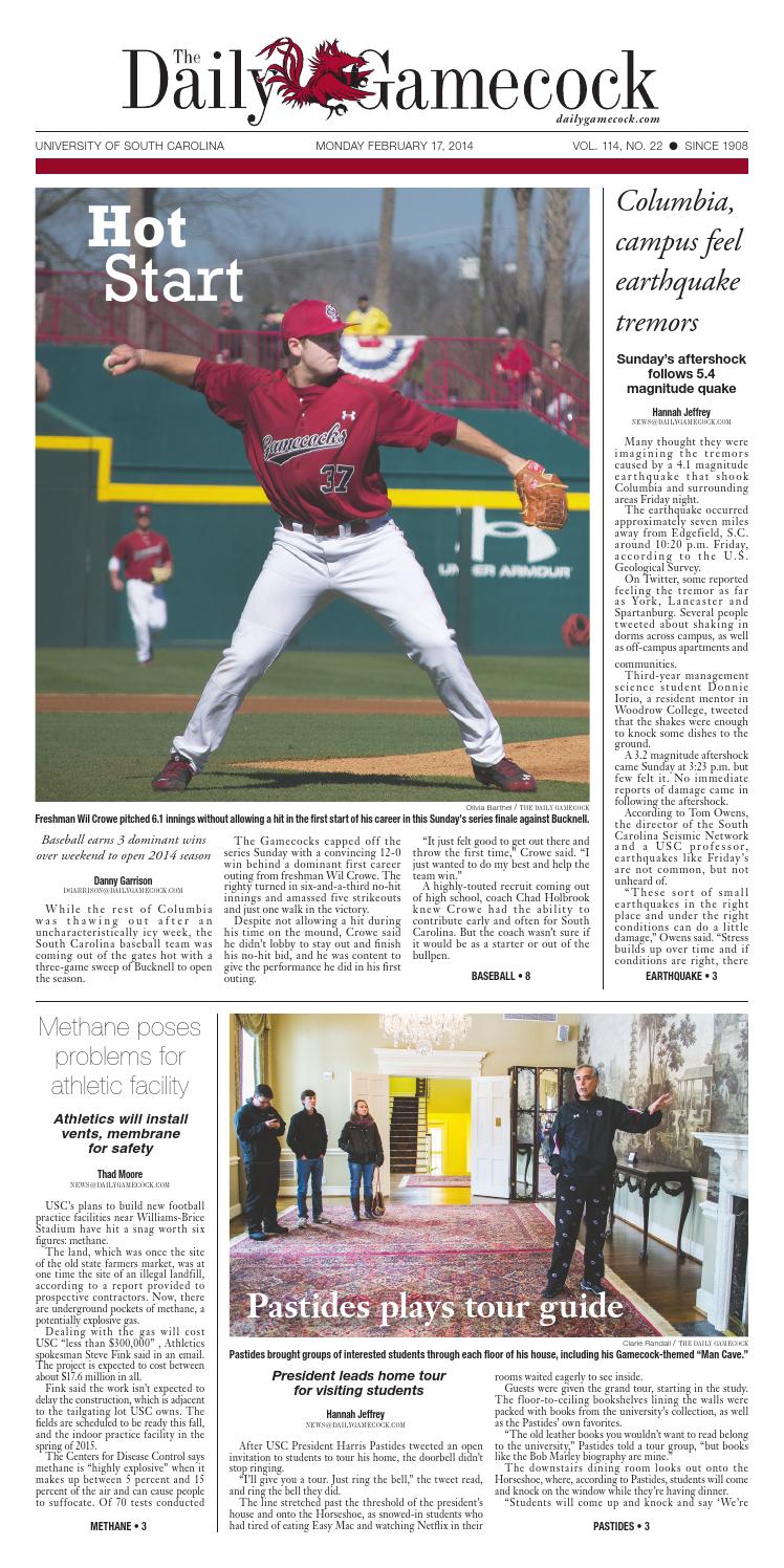 The Daily Gamecock 2/17/14 by Garnet Media Group - Issuu