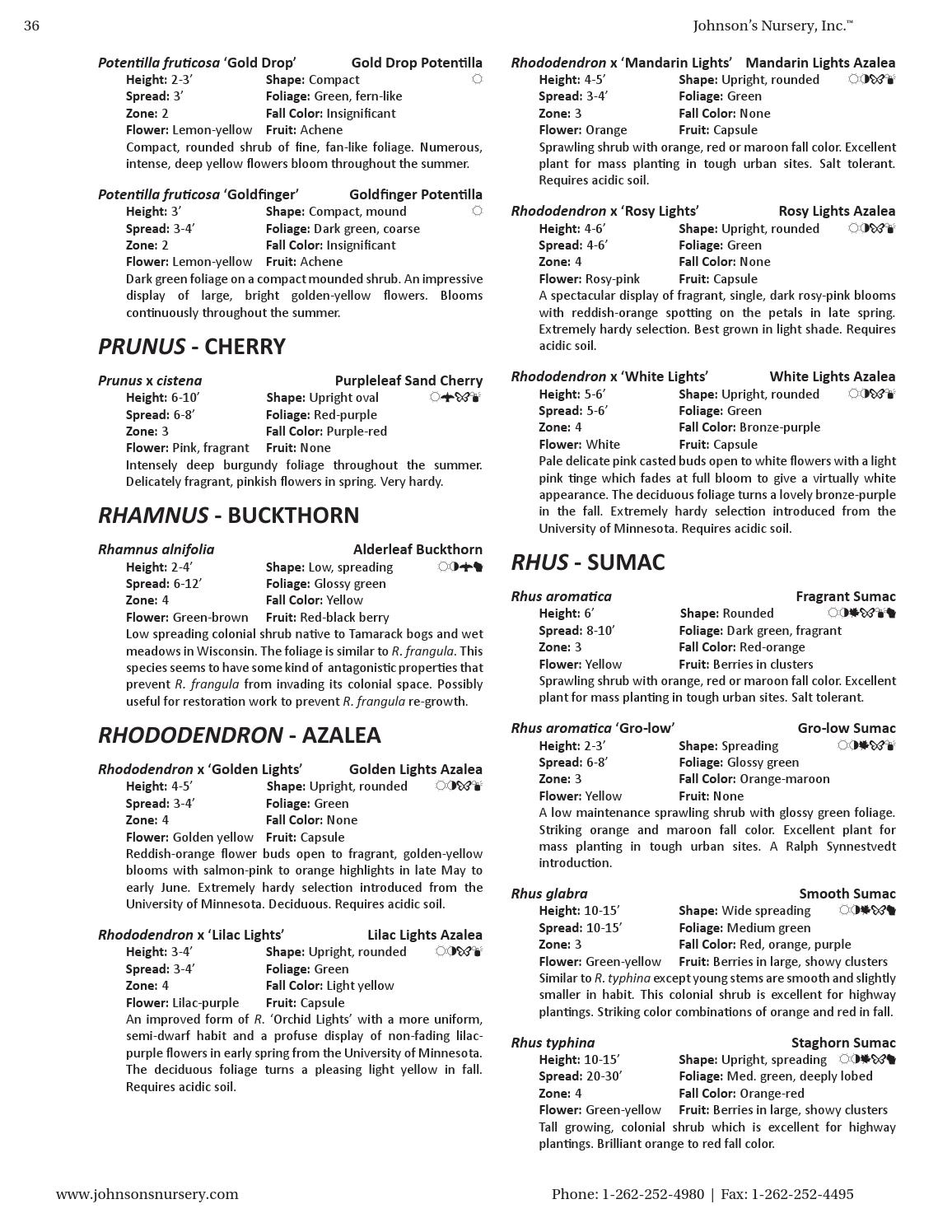 Plant Reference Guide by Johnson's Nursery, Inc. - Issuu