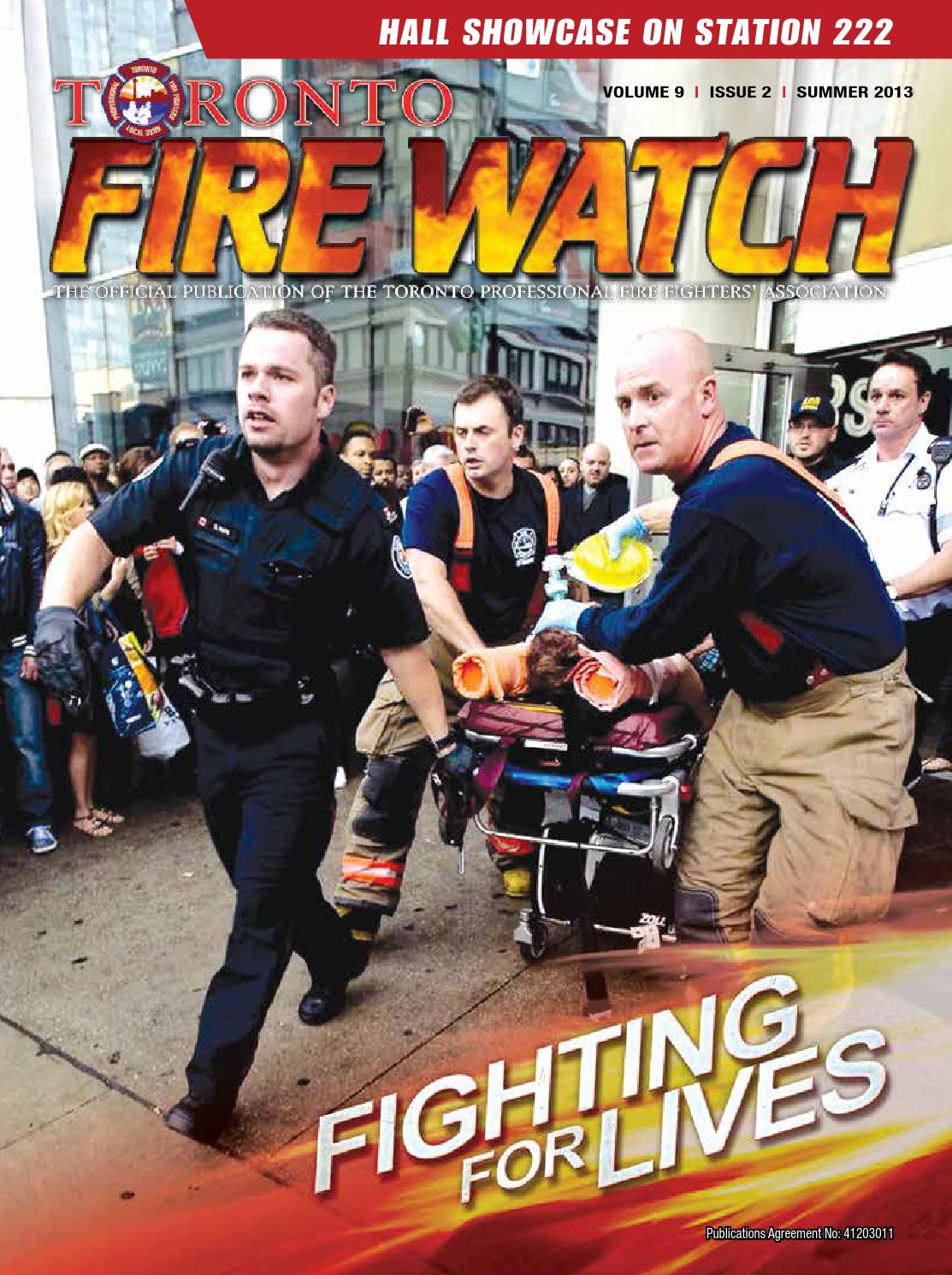 Fire Watch (Summer 2013) by Toronto Professional Fire Fighters ...