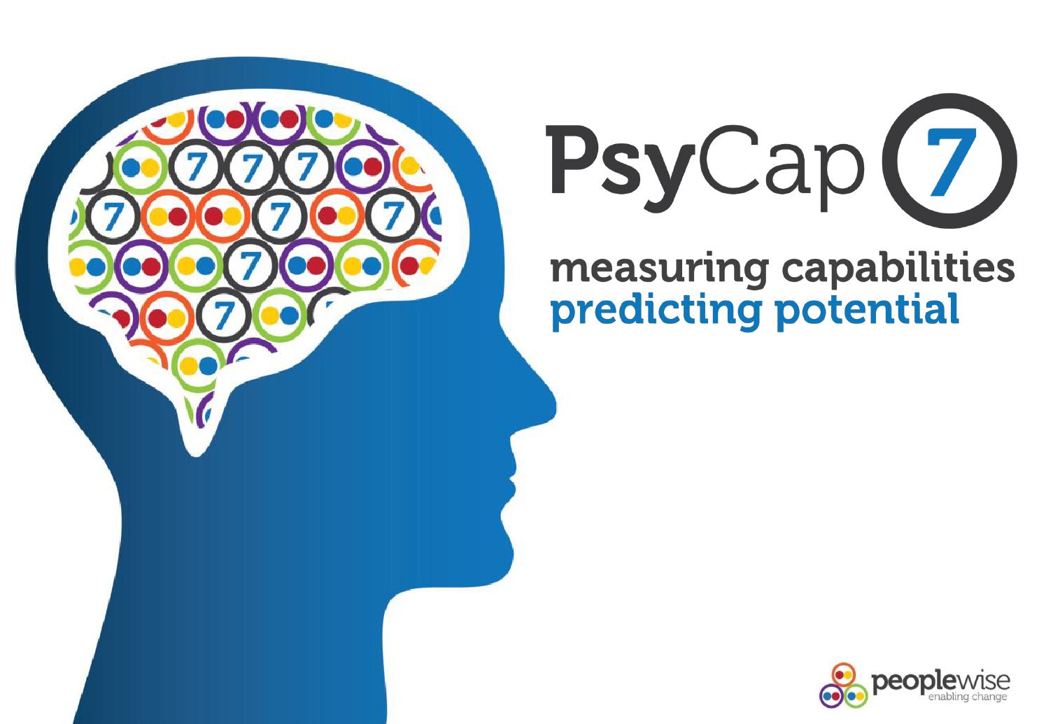 PsyCap7 - measuring capabilities, predicting potential by PeopleWise ...