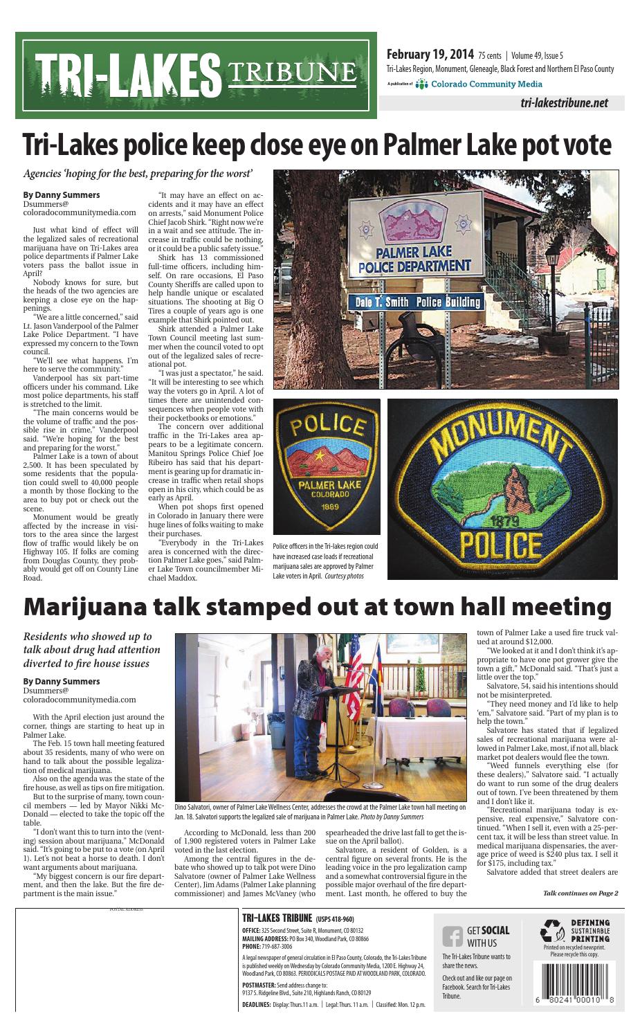 Tri Lakes Tribune 0219 by Colorado Community Media - Issuu