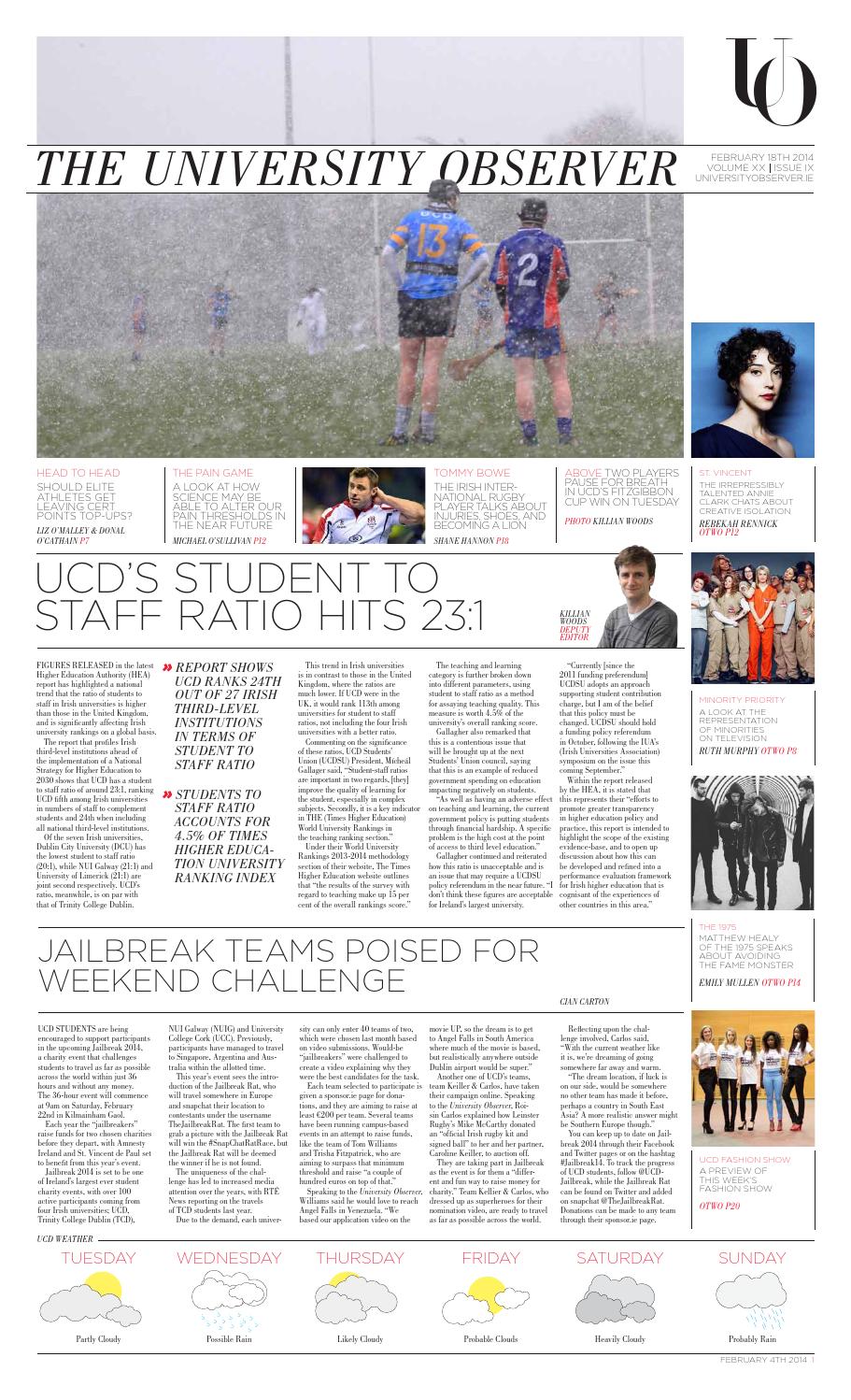 Volume XX – Broadsheet – Issue 9 by The University Observer - Issuu