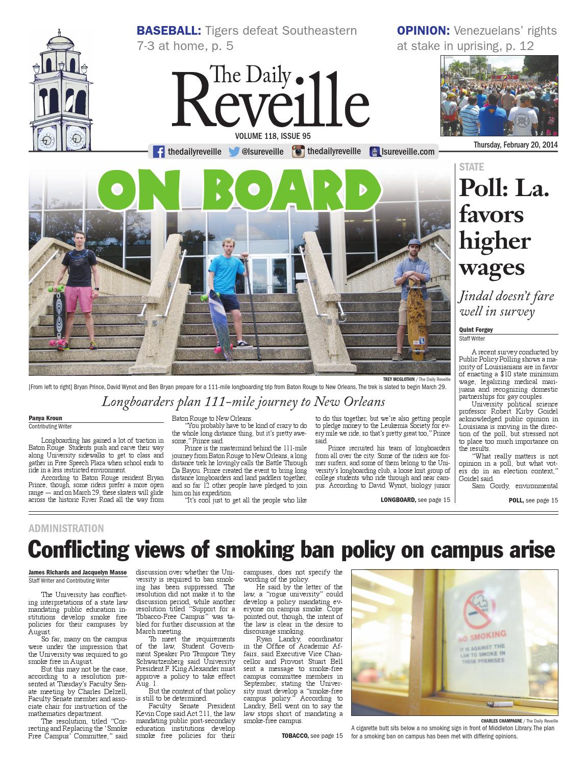 The Daily Reveille - February 20, 2014 by Reveille - Issuu