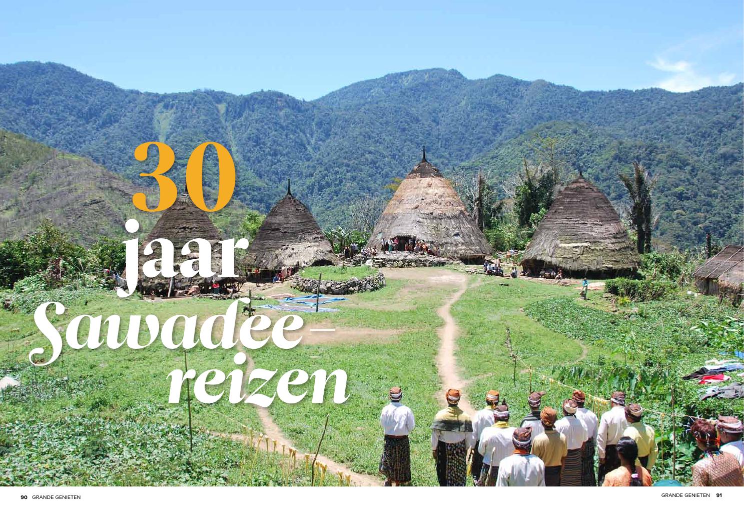 Grande reisreportage: 30 jaar Sawadee Reizen by Joker Reizen - Issuu