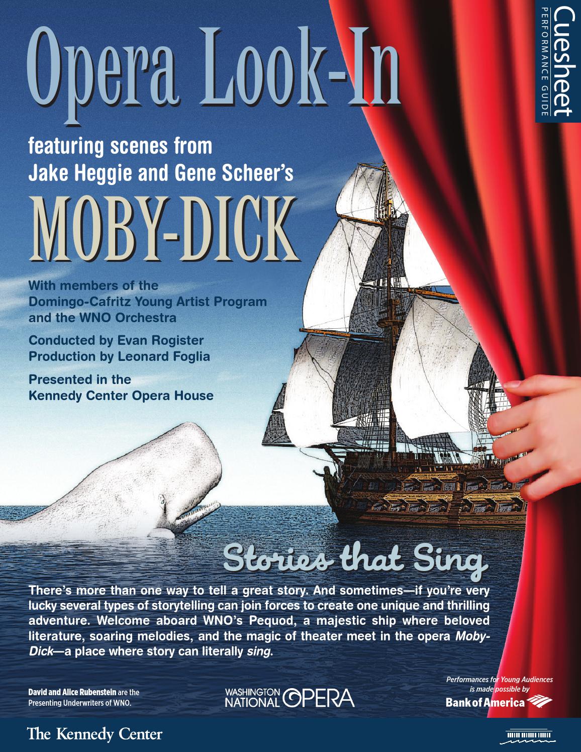 Moby-Dick: Washington National Opera Look-In by Kennedy Center ...