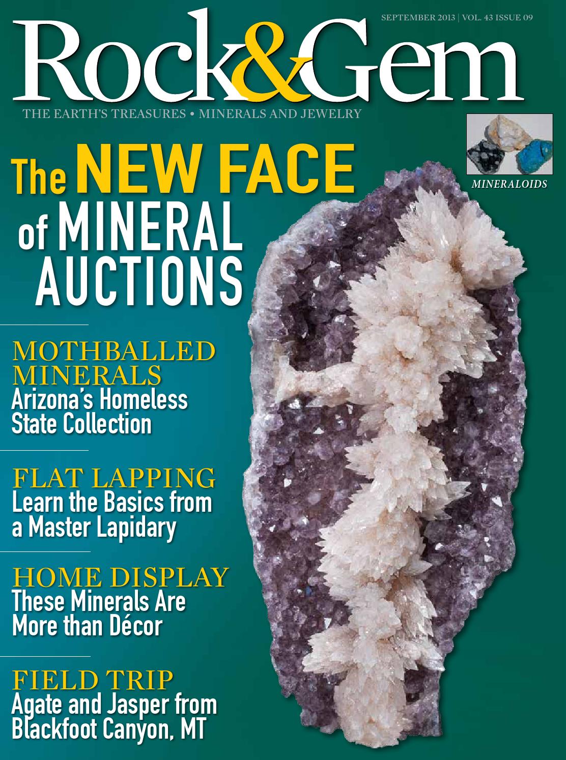 Rock and Gem Magazine, Sept 2013, Heritage Auctions Minerals Feature by ...