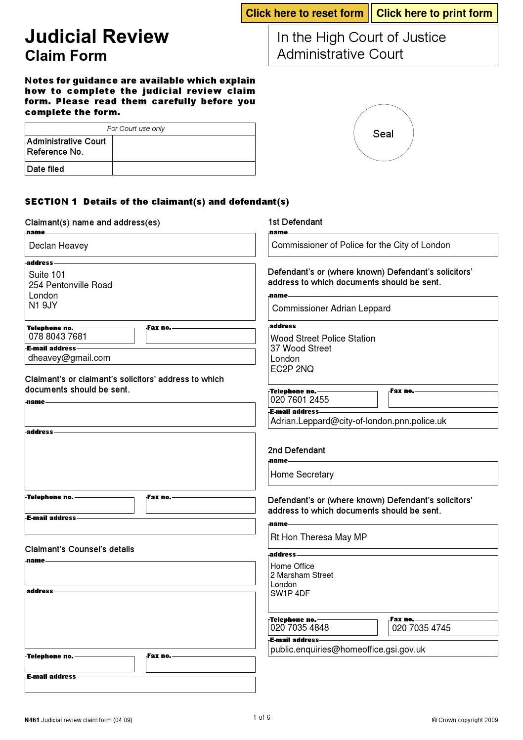 Judicial Review application by Lola Heavey - Issuu