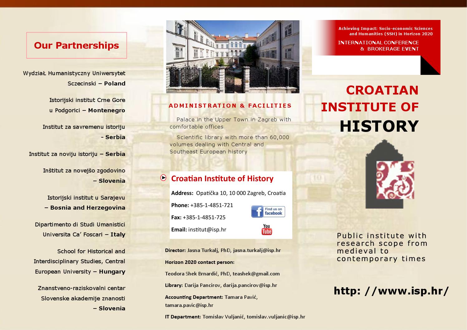 Hip deplijan by Hrvatski insititut za povijest - Issuu