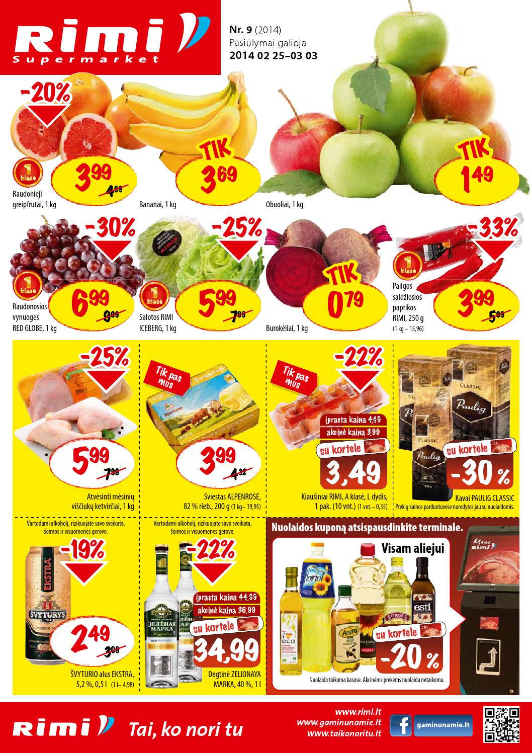 Rimi Supermarket Nr.09-2014 by Rimi - Issuu