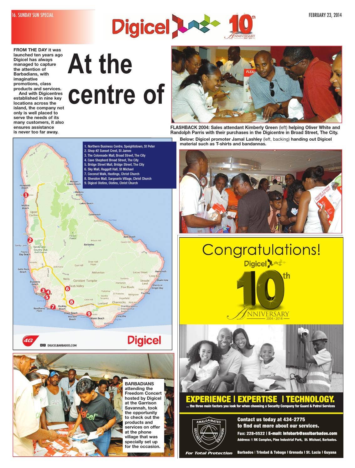 Digicel Barbados 10th Anniversary Feature by Nation Publishing Co ...