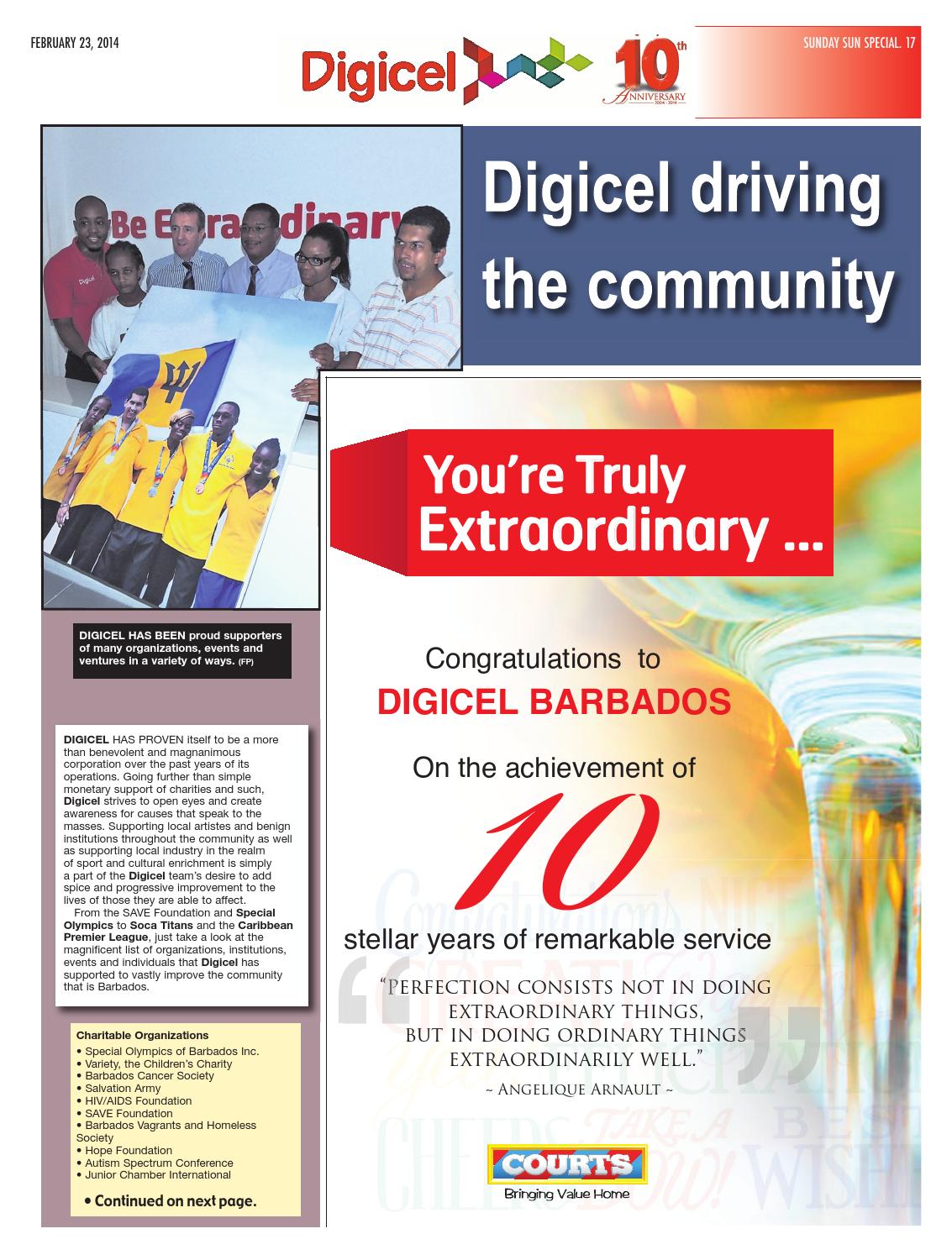 Digicel Barbados 10th Anniversary Feature by Nation Publishing Co ...