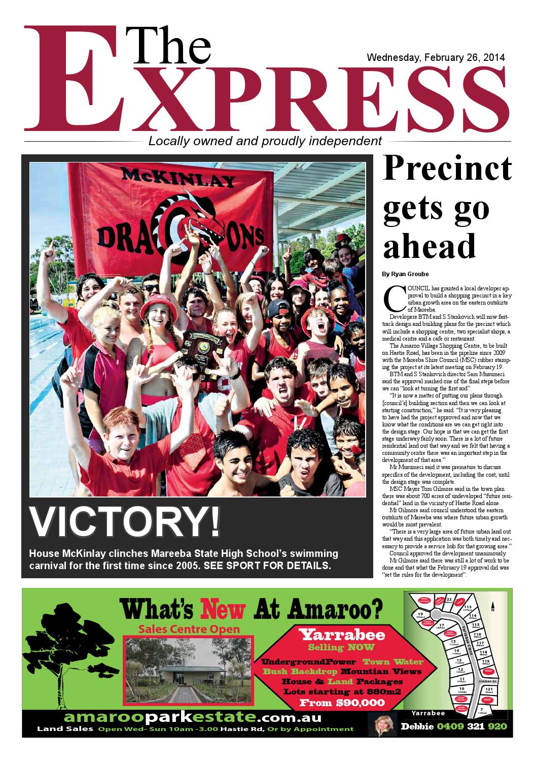 The Express Newspaper 26th February 2014 By Carlo Portella Issuu