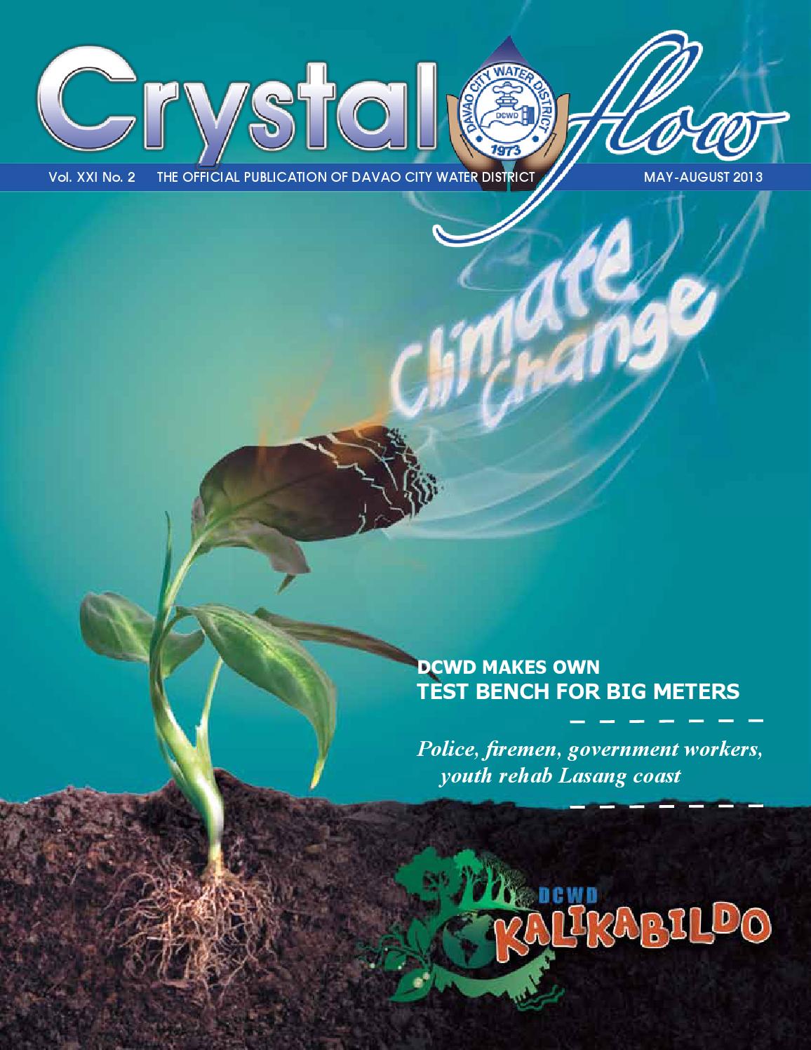 Crystal Flow 2013 May - August by Davao City Water District - Issuu