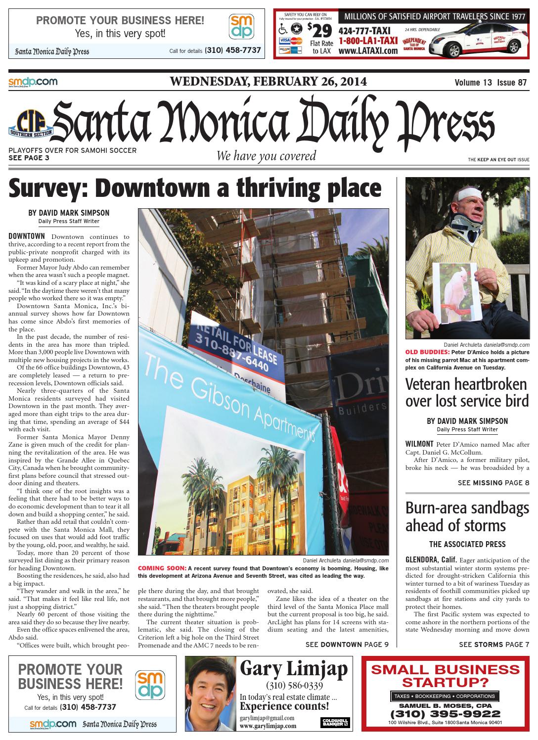 Santa Monica Daily Press, February 26, 2014 by Santa Monica Daily Press ...