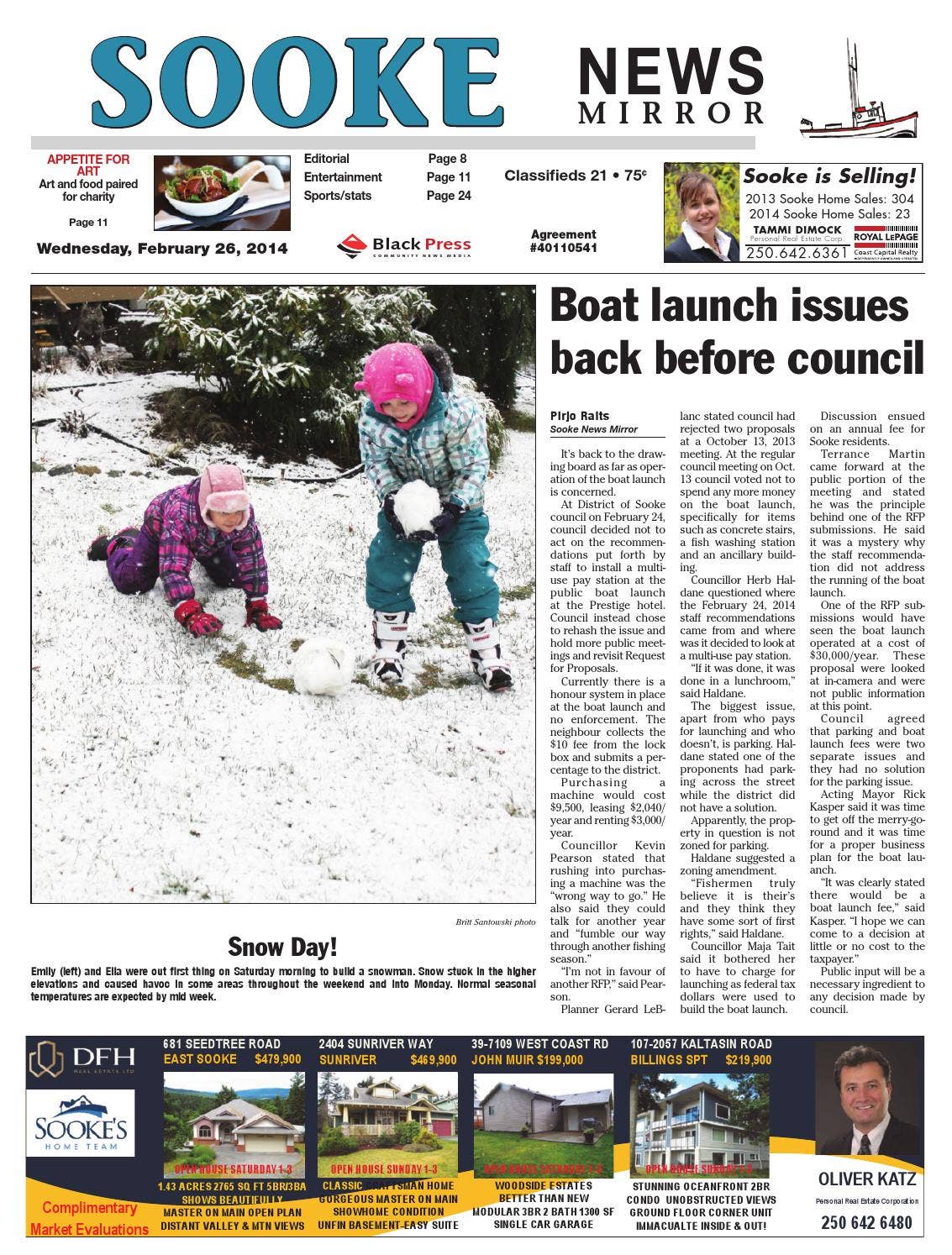 Sooke News Mirror, February 26, 2014 by Black Press Media Group - Issuu