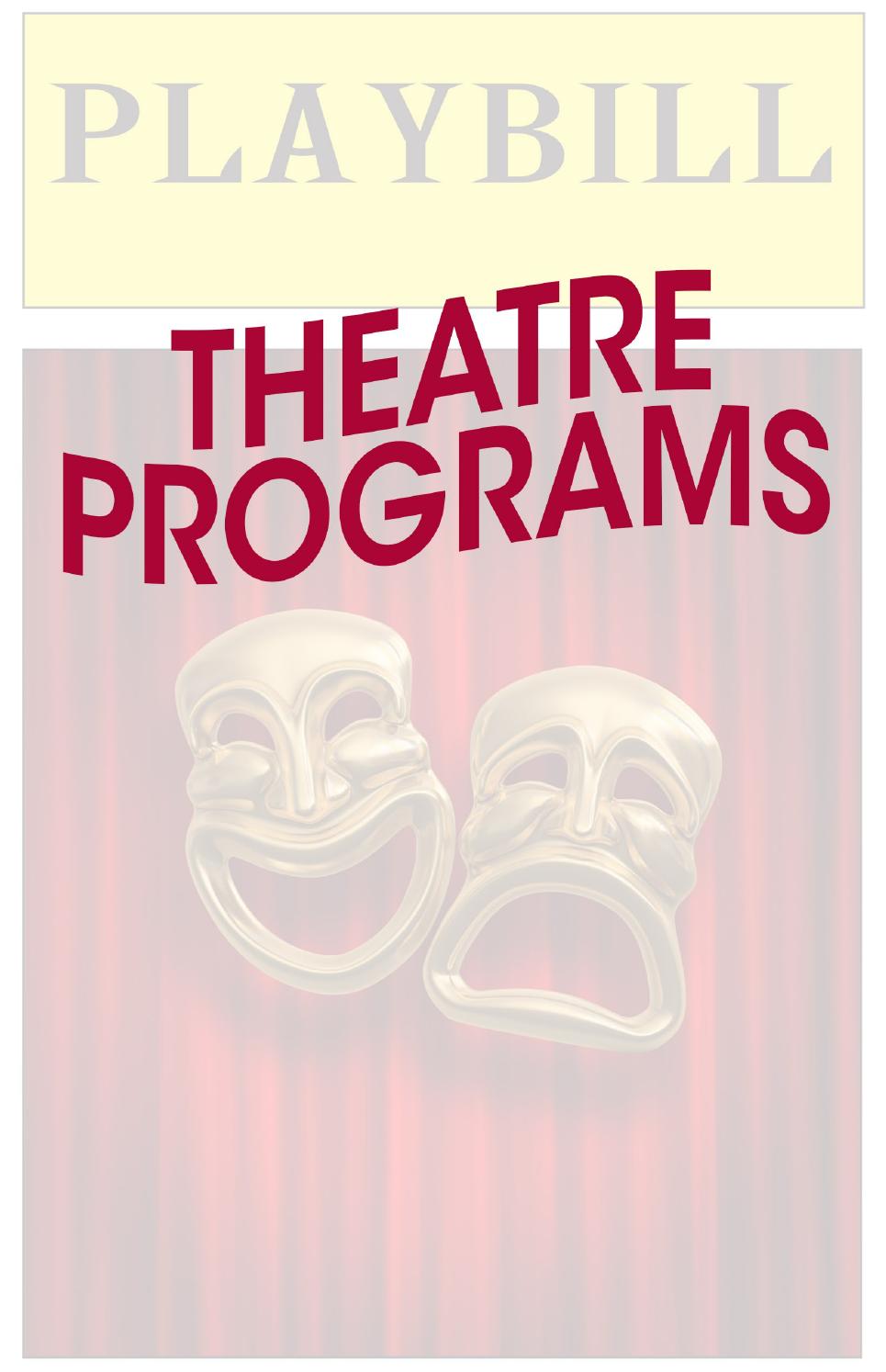 THEATRE PROGRAMS (playbills) by Ken Atkins - Issuu