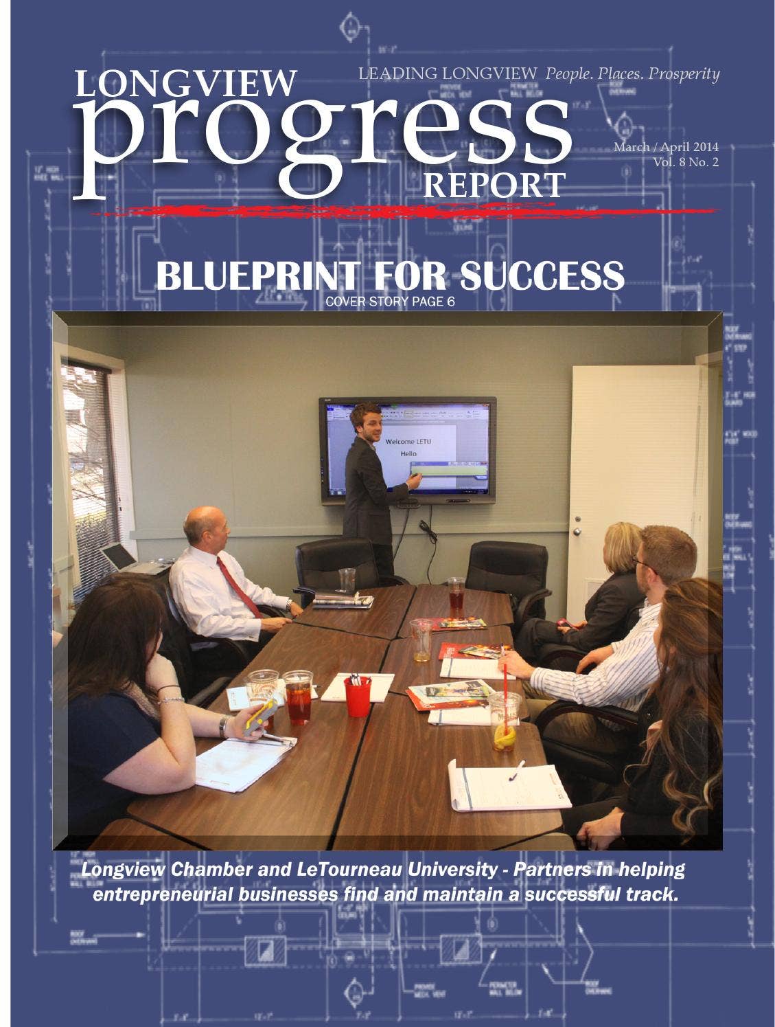 Longview Progress Report V.8/N.2 March-April 2014 by Longview Chamber ...