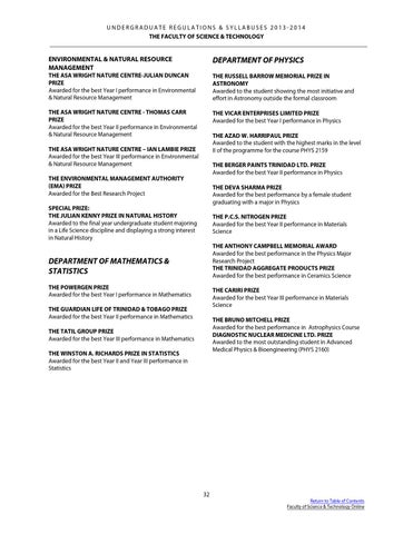 Faculty of Science & Technology Undergraduate Booklet 2013 - 2014 by ...