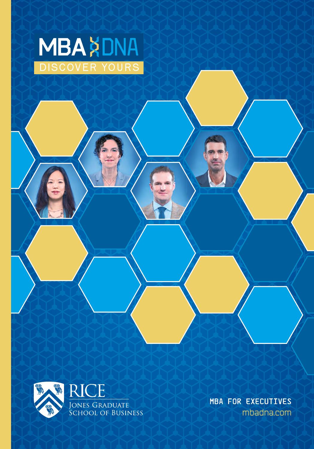 MBA DNA - The MBA for Executives Program by Rice Business - Issuu