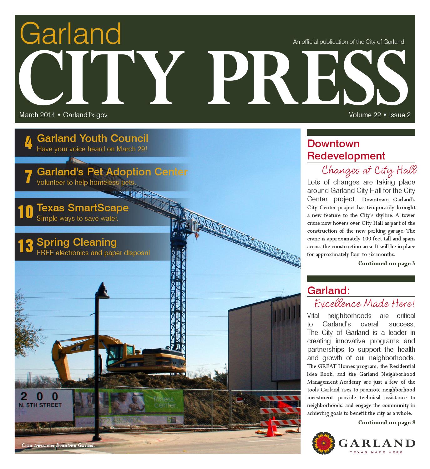 Garland City Press (March 2014) by City of Garland, Texas - Issuu