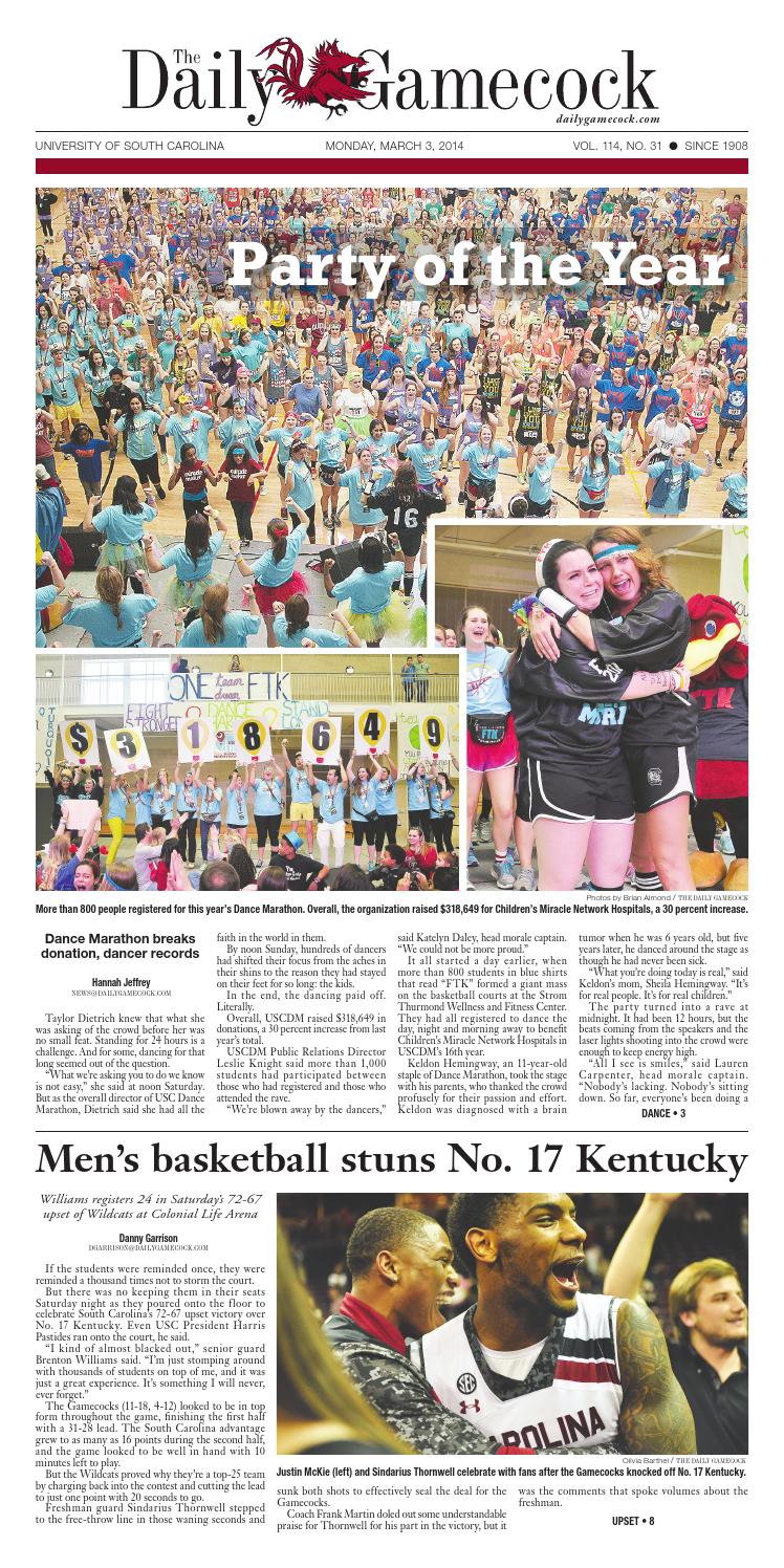 TDG 03/03/2014 by The Daily Gamecock - Issuu