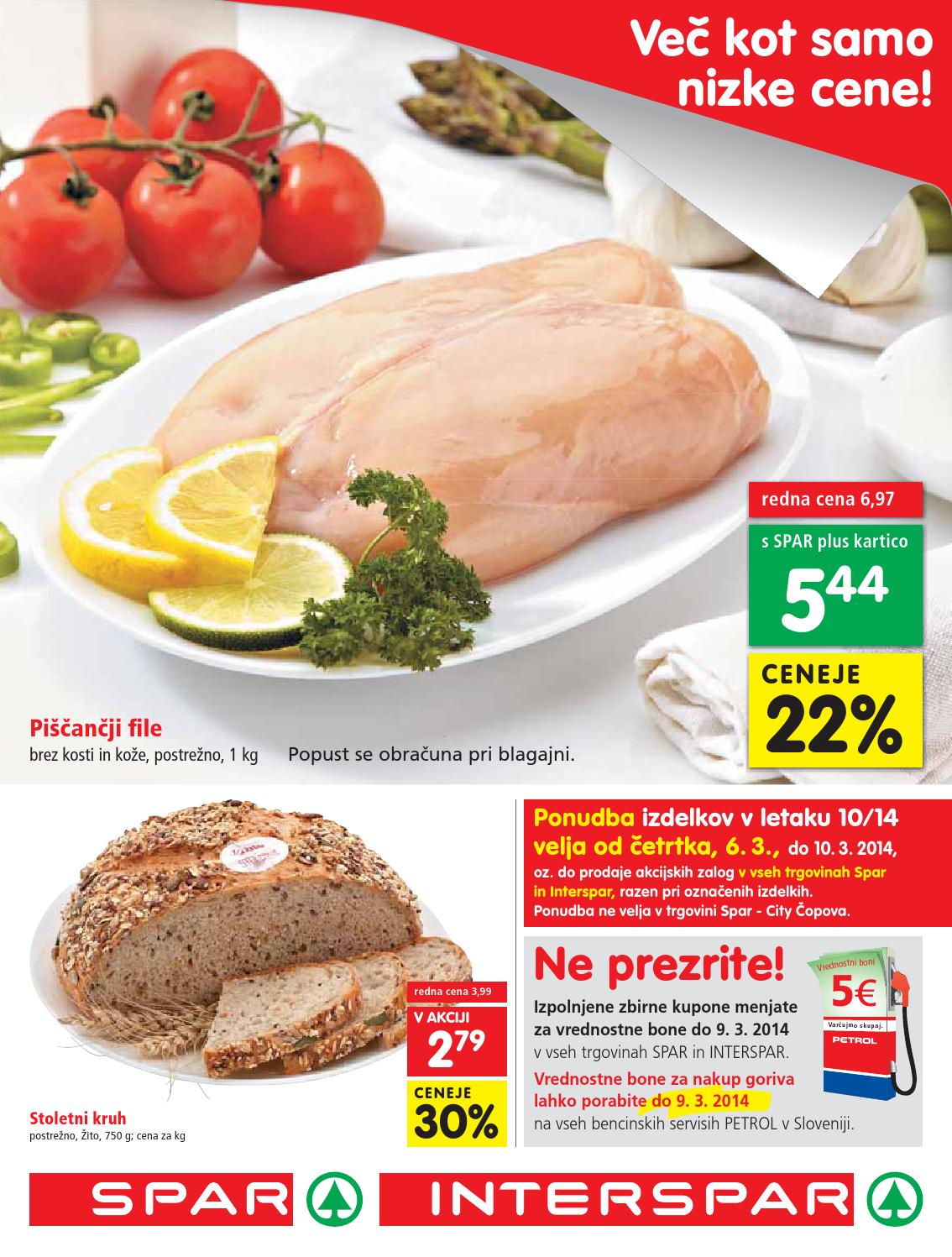 Spar in Interspar katalog od 6. 3. 2014 by Vsikatalogi.si - Issuu