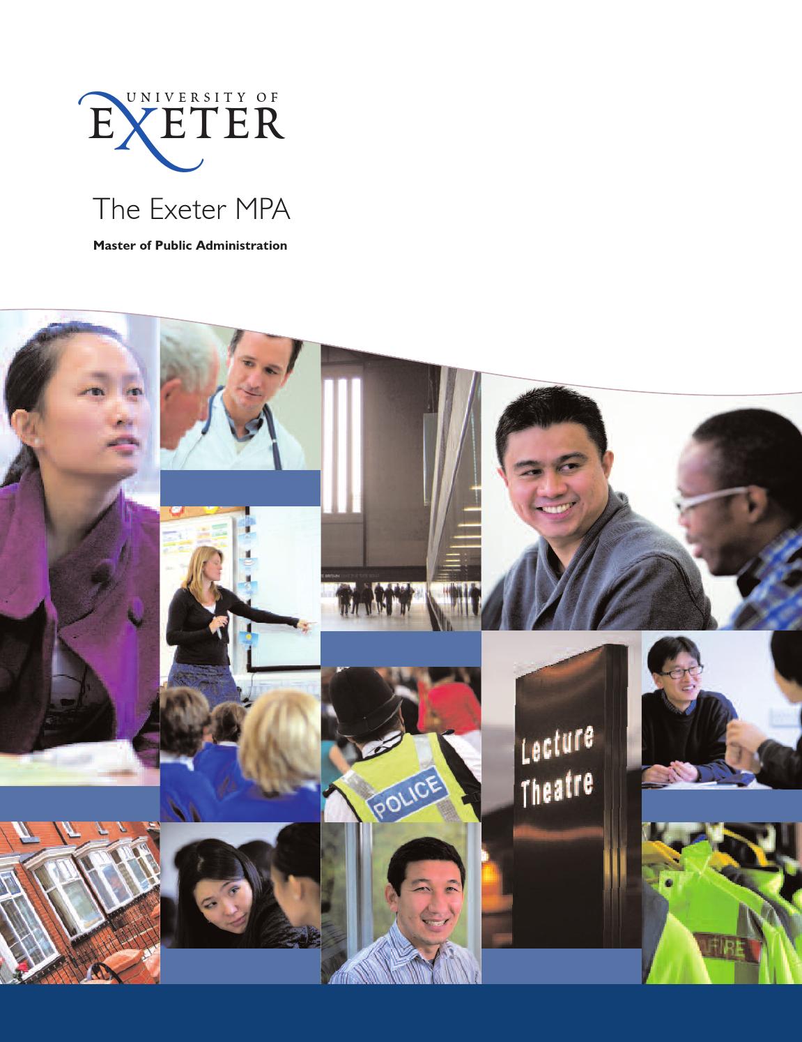 The Exeter MPA by University of Exeter - Issuu