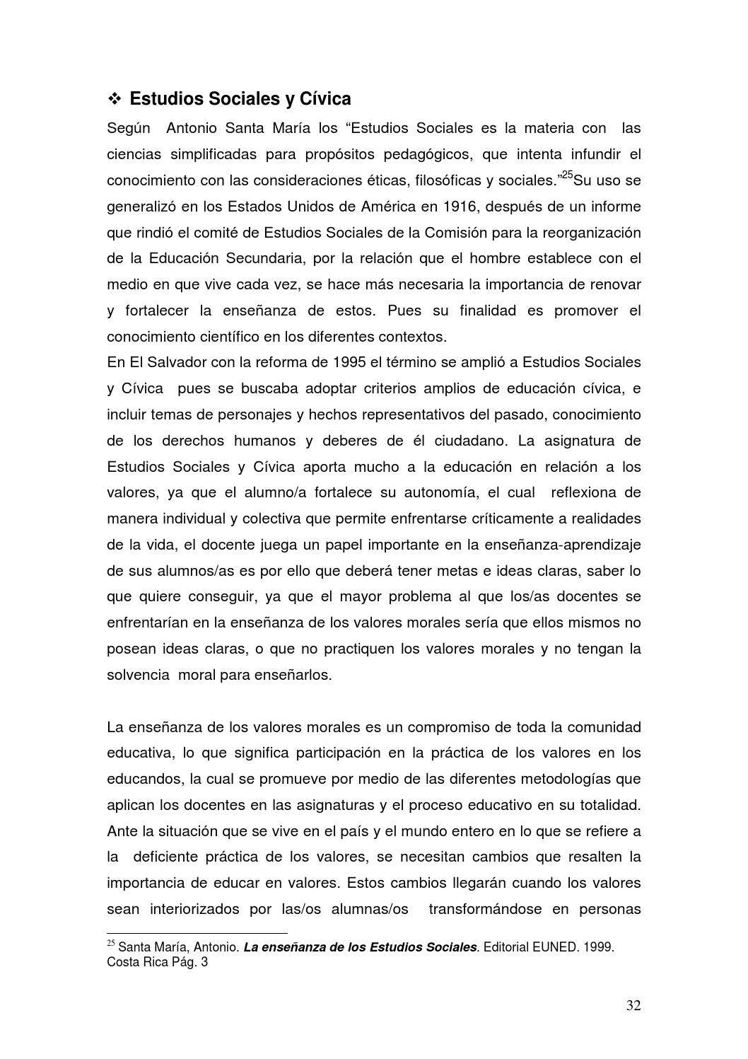 APRENDIZAJE DE VALORES EN LA ASIGNATURA ESTUDIOS SOCIALES Y CÍVICA ...