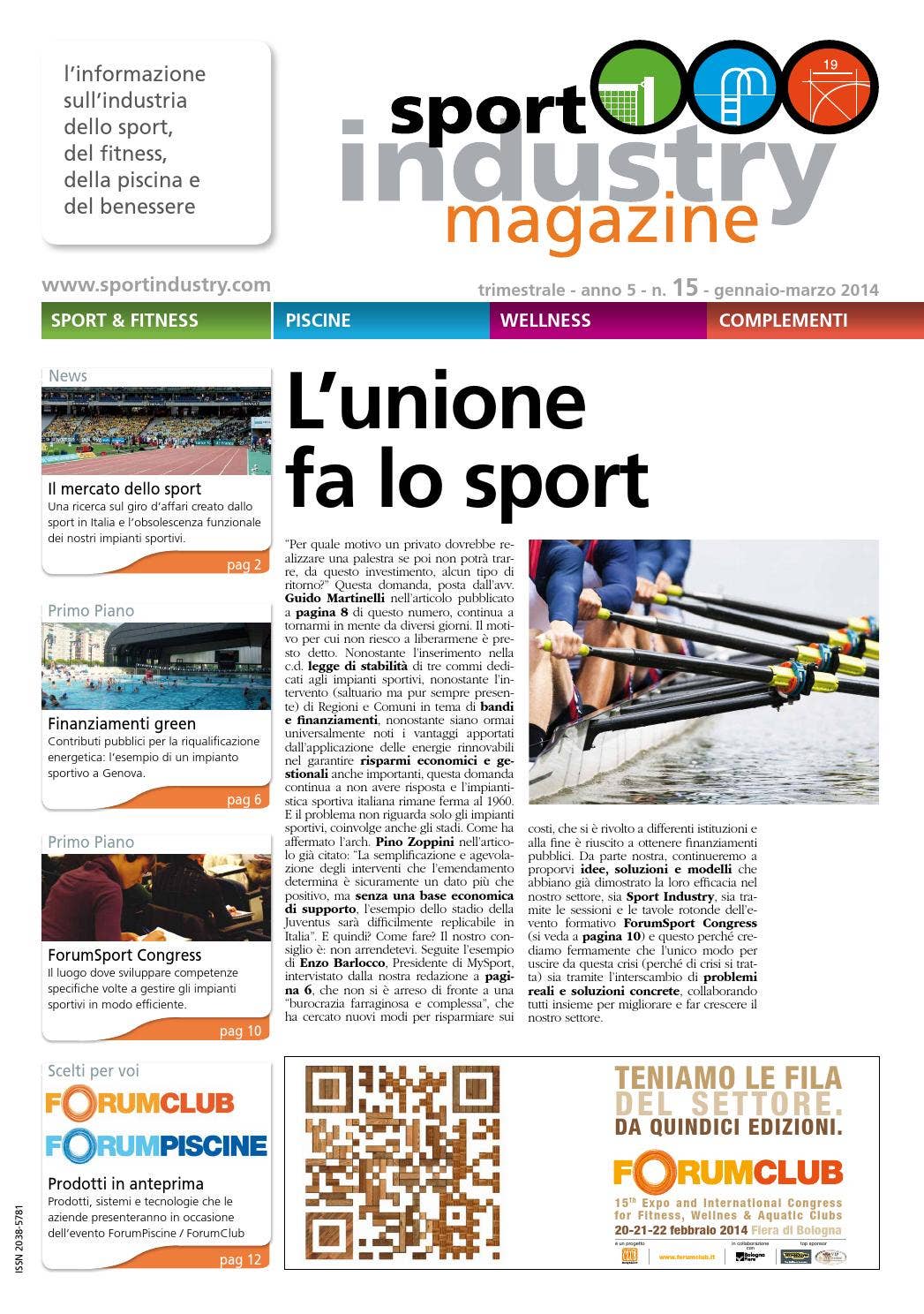 Sport Industry Magazine 15 by EDITRICE IL CAMPO - Issuu