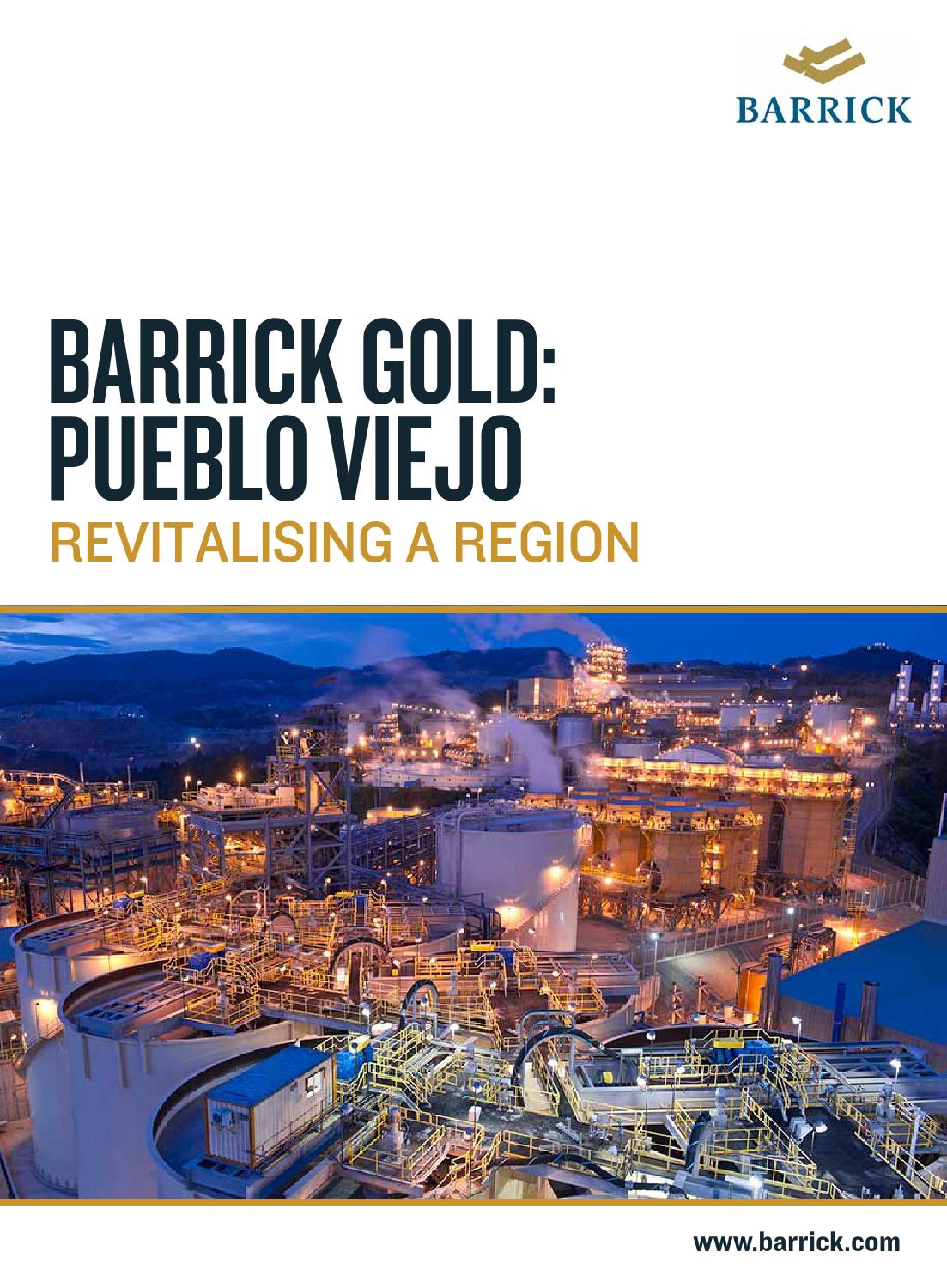 Barrick Gold Pueblo Viejo Americas Mining Mar14 Bro by Business ...