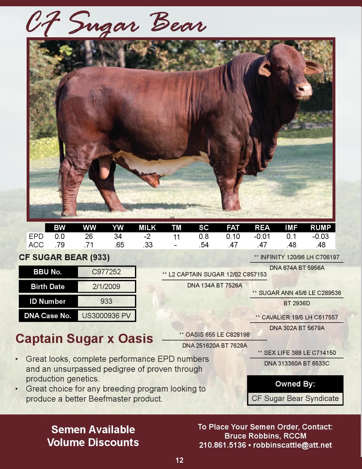 2014 Beefmaster International Semen & Embryo Directory by Beefmaster ...