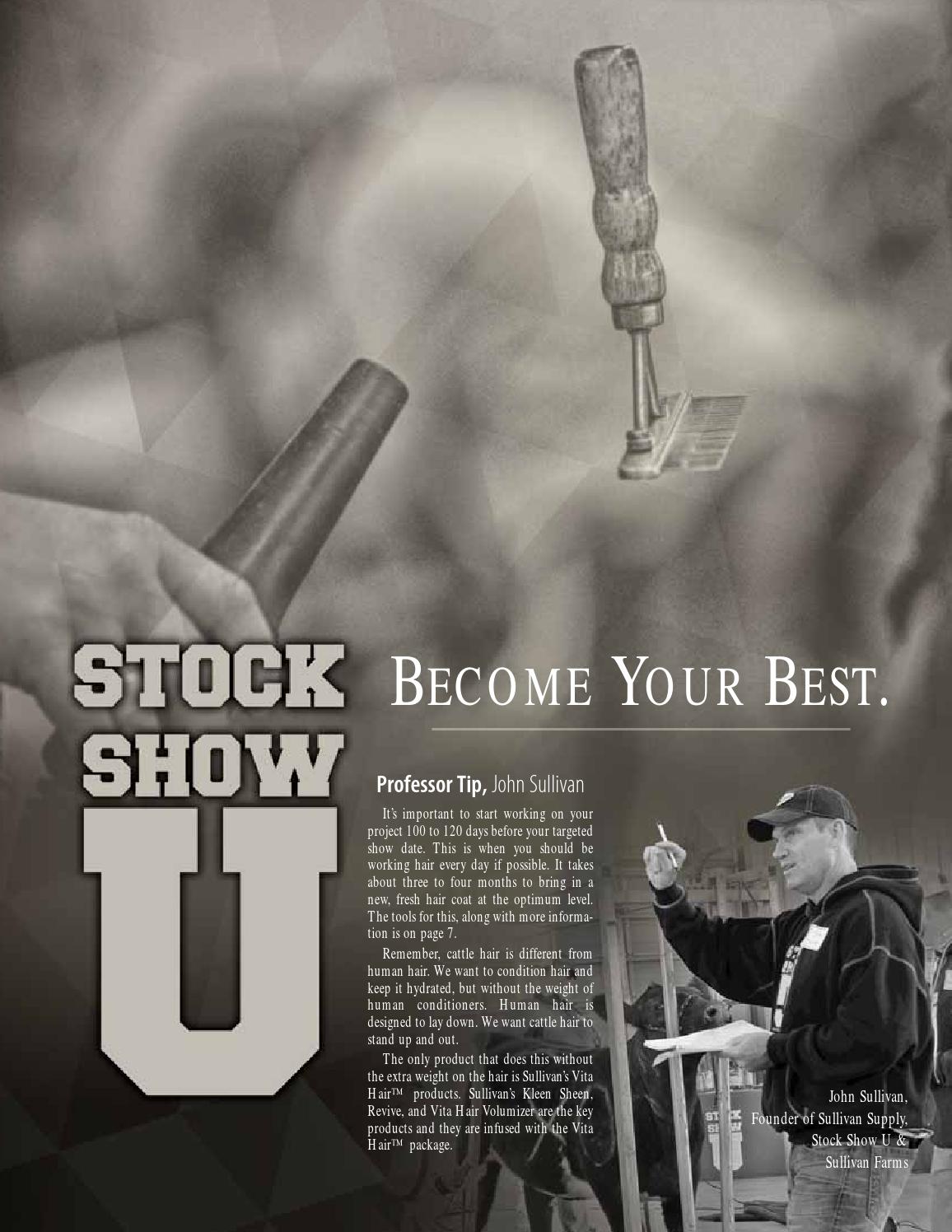 Stock Show U Schedule Spring 2014 by Arin Strasburg - Issuu
