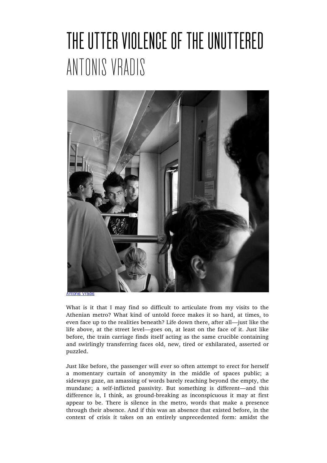 The utter violence of the unuttered by Foto8 - Issuu