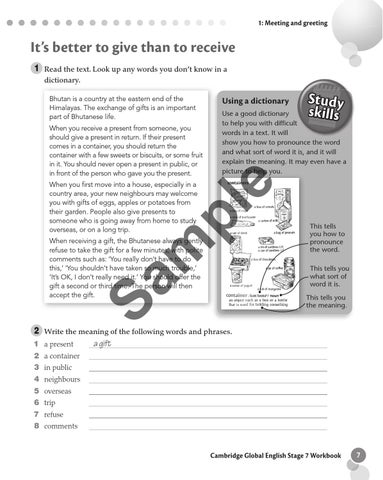 Cambridge Global English Stage 7 Workbook by Cambridge International ...