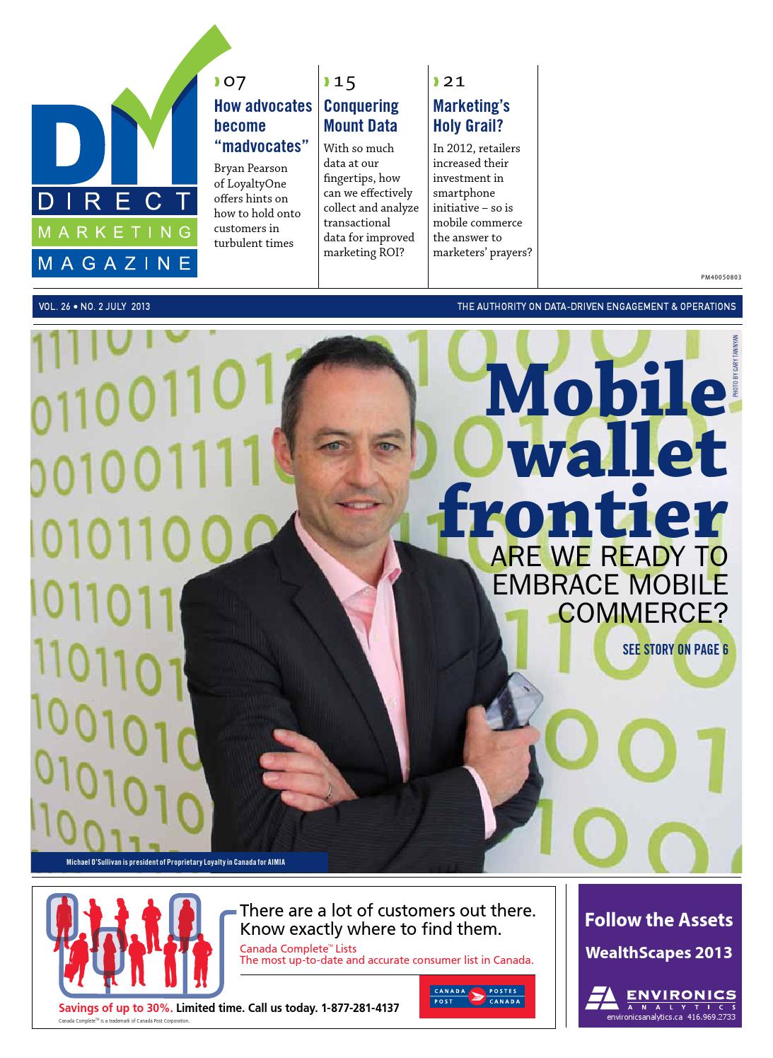 Direct Marketing Magazine July 2013 by Lloydmedia Inc - Issuu
