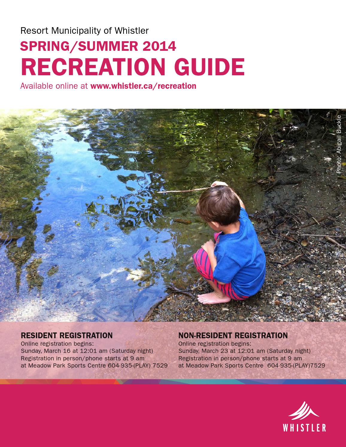 2014 Spring/Summer Recreation Guide by RMOW - Issuu