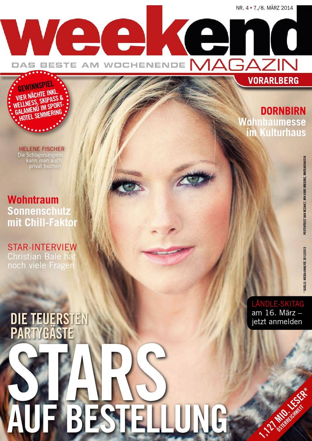 Weekend Magazin Vorarlberg 2014 KW 10 by Weekend Magazin Vorarlberg - Issuu