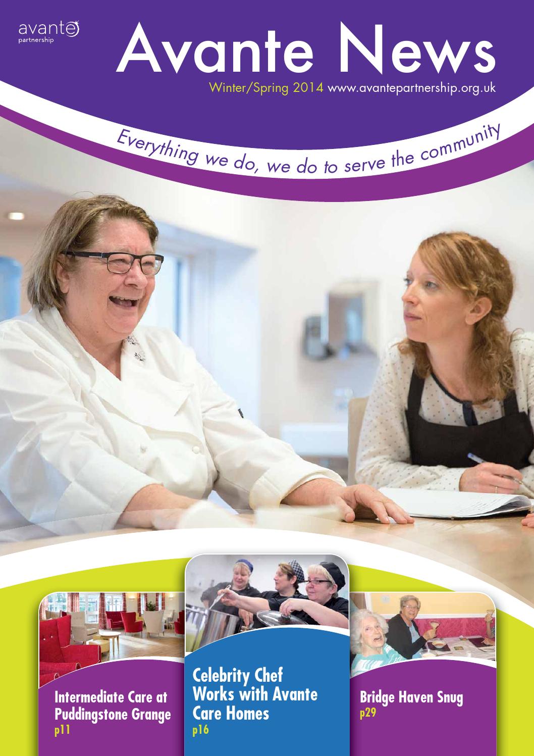 Avante News Winter Spring 2014 by Avante Care & Support - Issuu