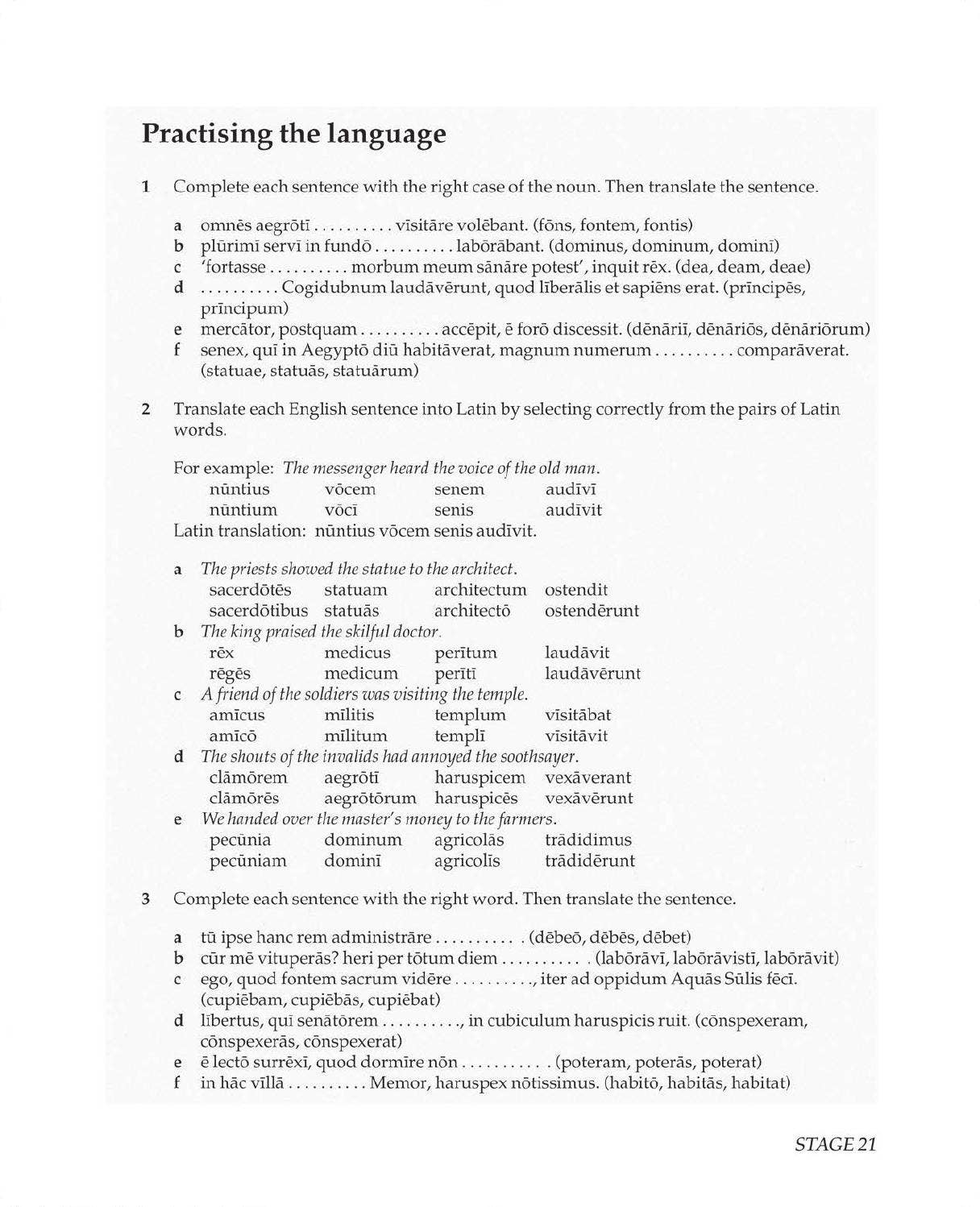 Cambridge Latin Course Book III (fourth edition) by Cambridge ...