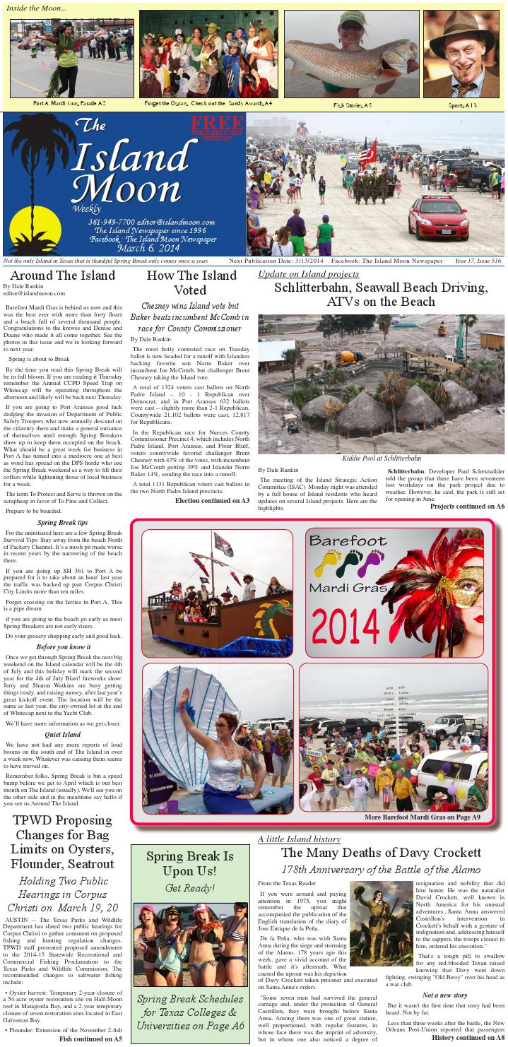 Island moon 3 6 2014 section a by Mary Craft - Issuu