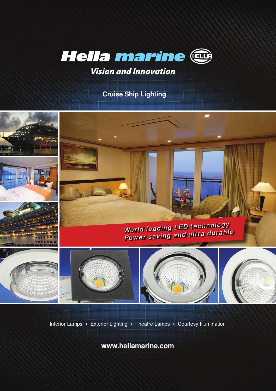 Hella marine Cruise Ship Lighting Catalogue by Hella marine - Issuu