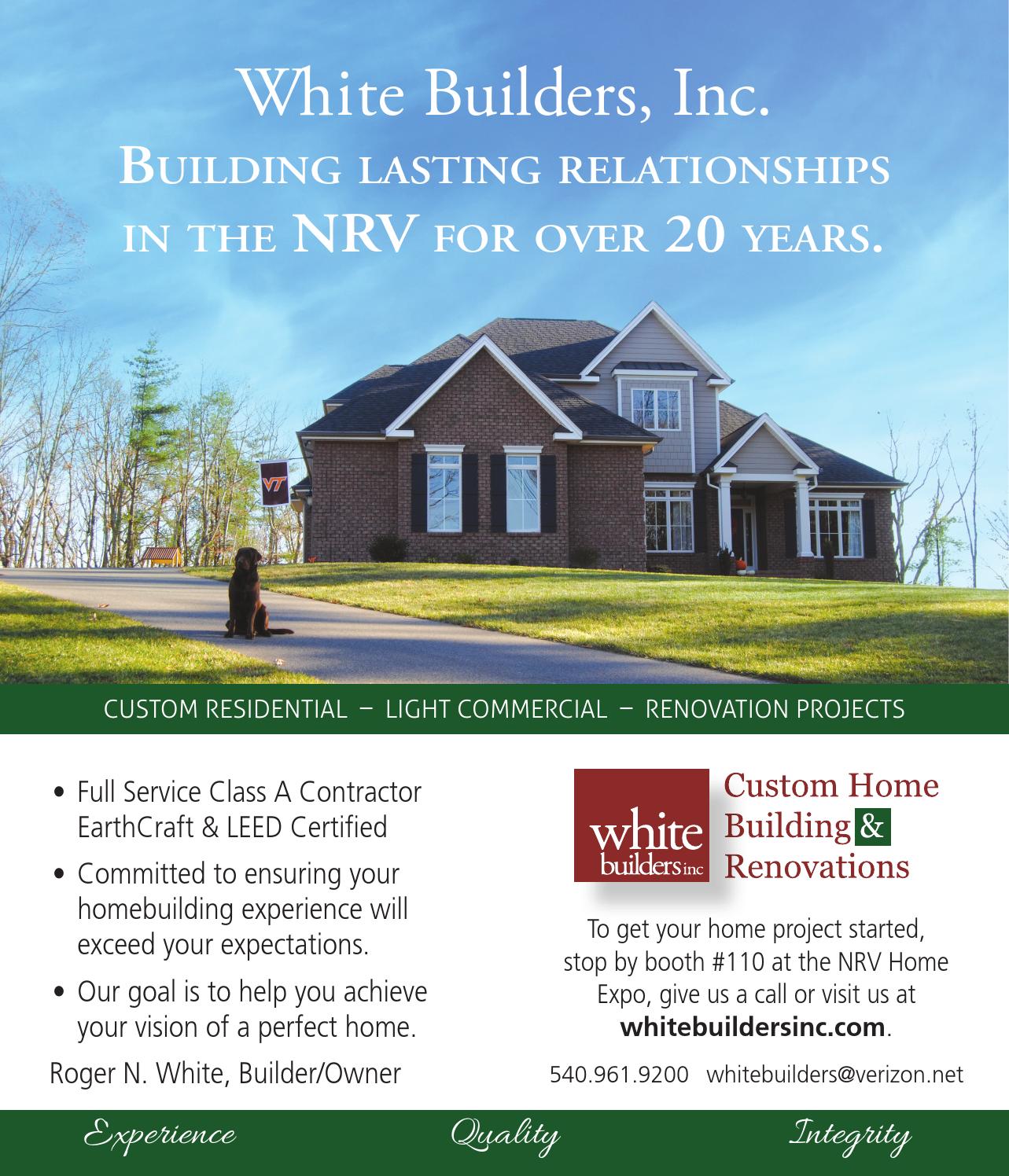 White Builders Ad by Darlington-Smith Graphics - Issuu